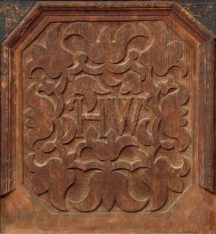 Sunflower chests from Wethersfield CT - by Peter Follansbee