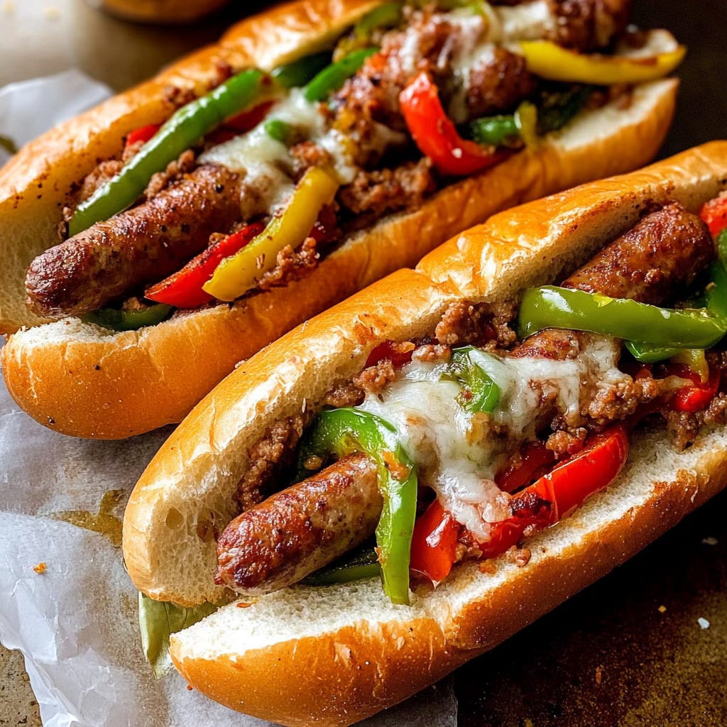 The Cheesy, One-Skillet Italian Sausage and Pepper Sub That Beats Any Deli