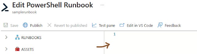 How to create a sample Azure Automation runbook