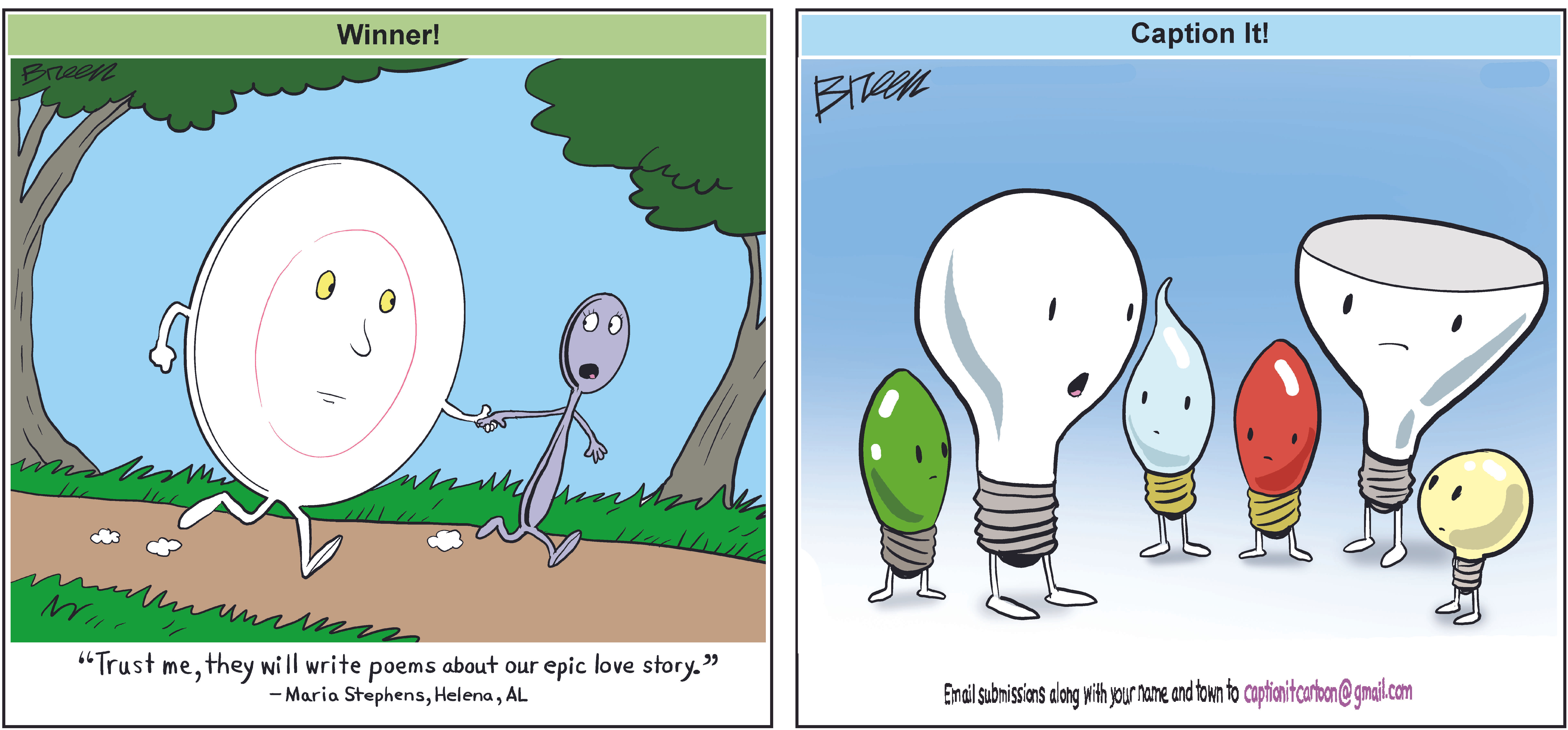 Cartoon Caption Contest - Steve Breen's Cartoonishness