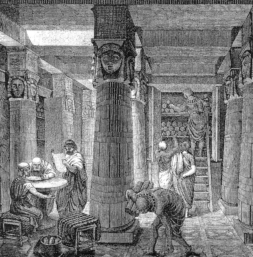 The Library That Never Burned: The Alexandria Myth
