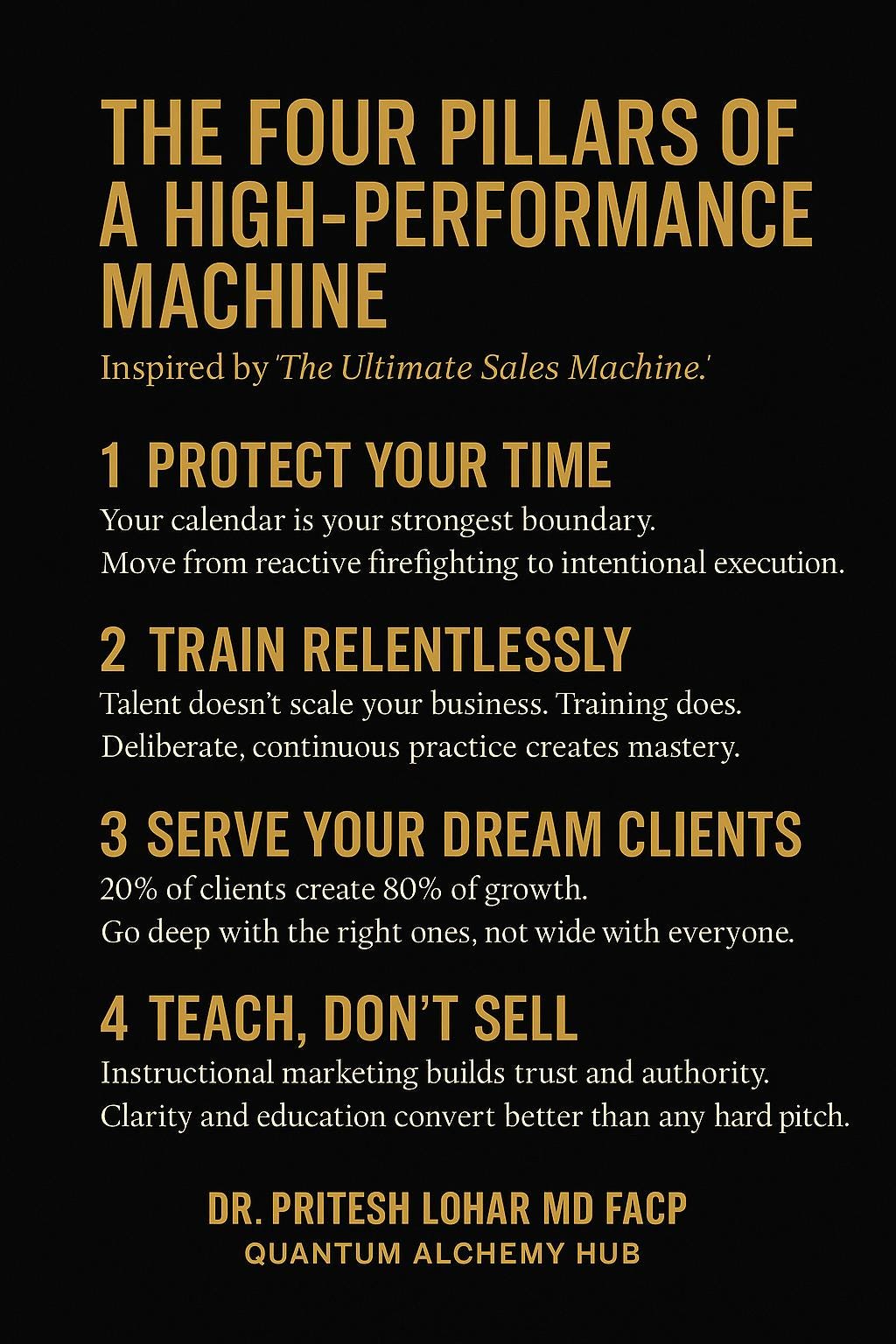 🔱 The real reason most professionals don’t scale isn’t lack of strategy ...