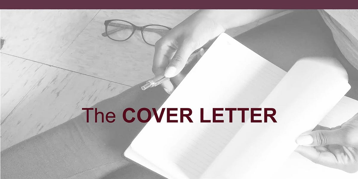 Craft a Memorable Cover Letter - by Stacey Gordon
