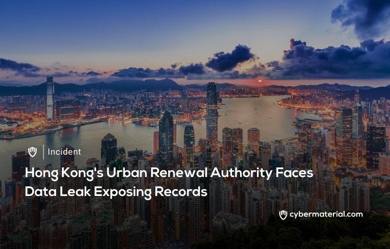 Hong Kong URA Data Leak Exposes Users - CyberMaterial