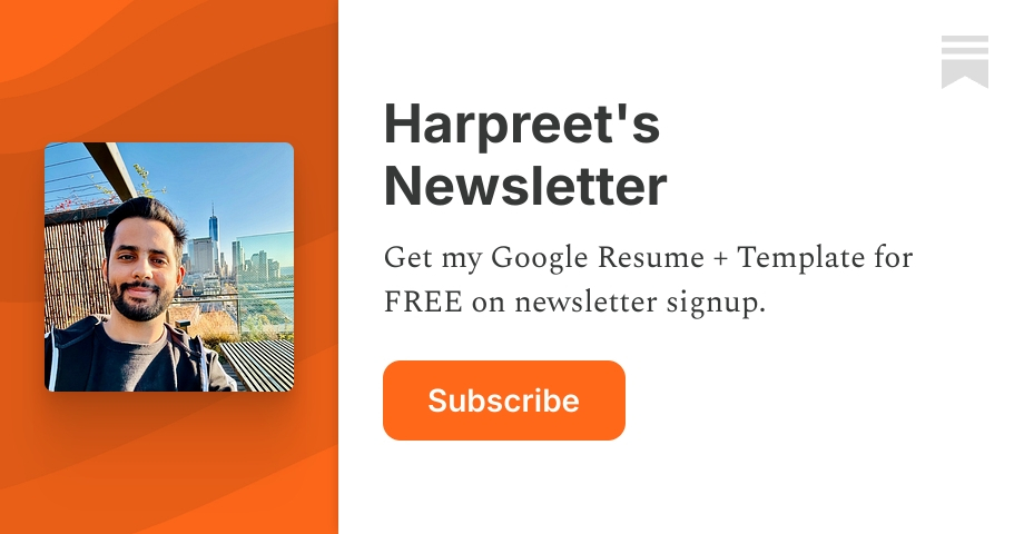 Harpreet's Newsletter | Harpreet Singh | Substack