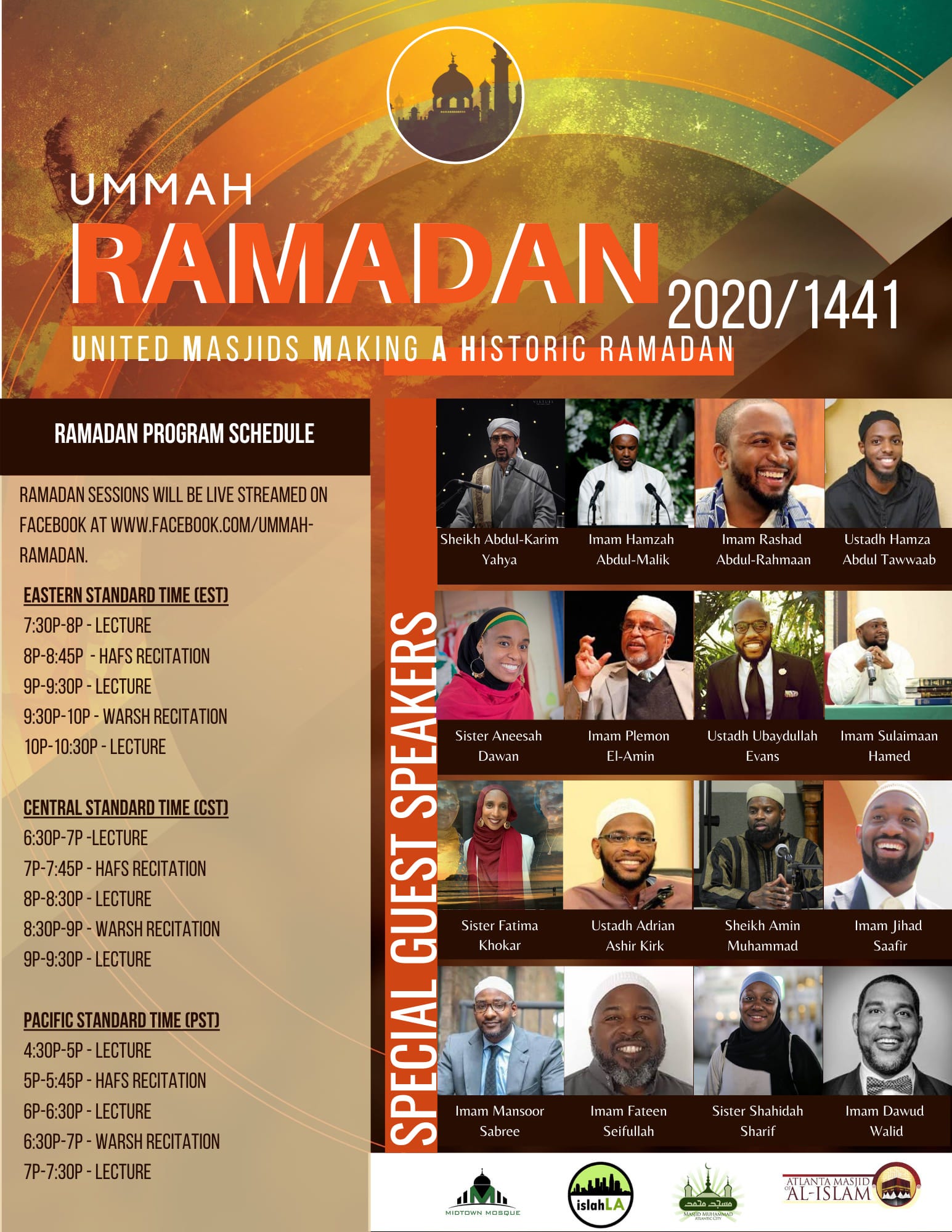 Celebrating a Global Ramadan at Home - 40 Ramadan Programs to Follow ...