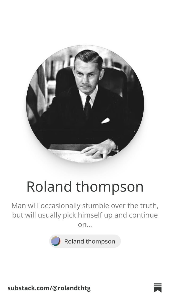 Roland thompson | Substack