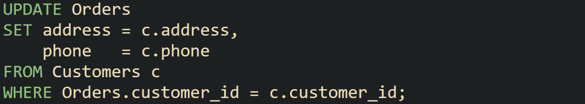 How to Update One Table Using Data from Another in SQL