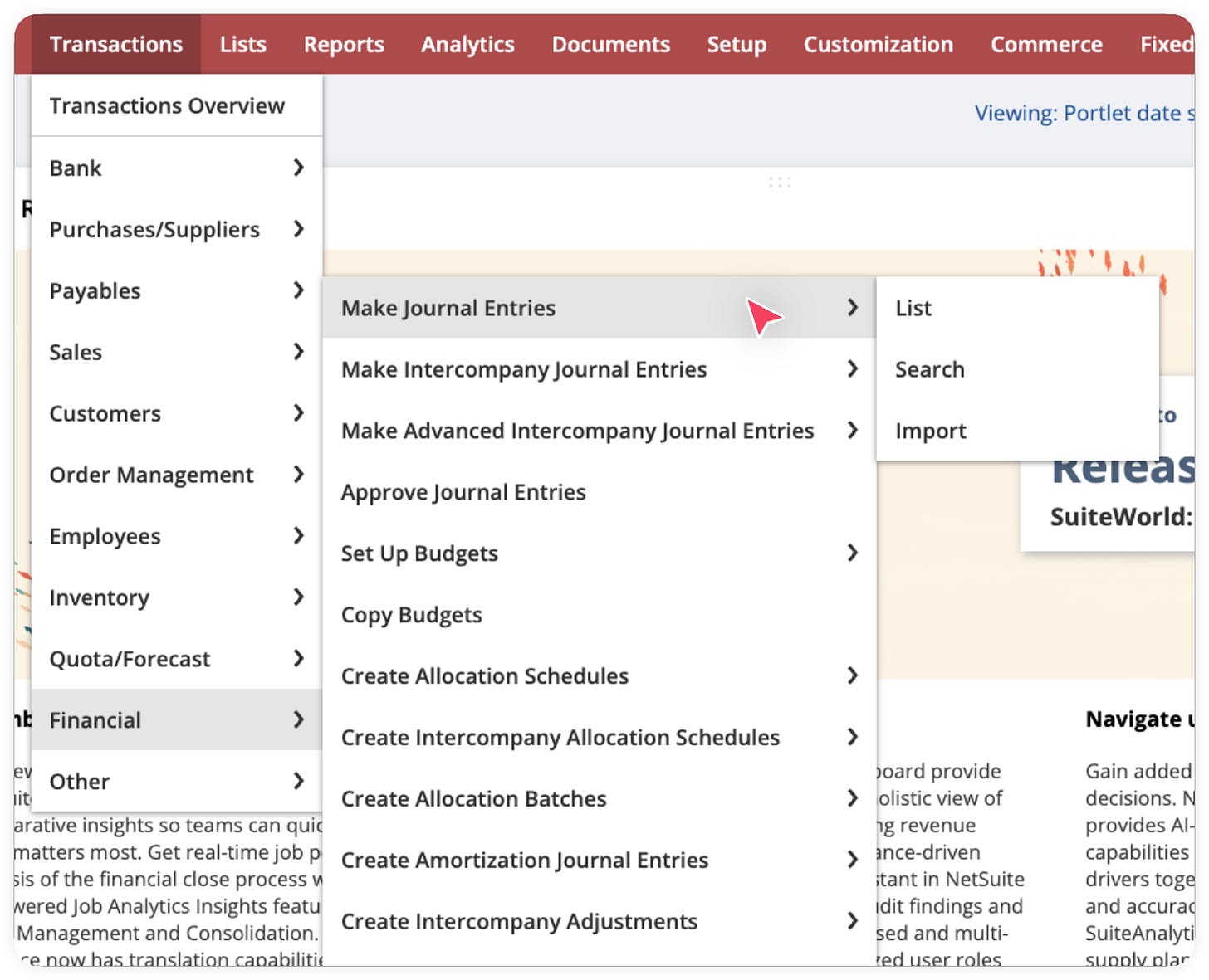 Automating Recurring transactions with Memorized Transactions in NetSuite