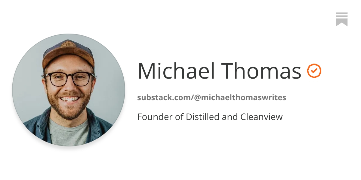 Michael Thomas | Substack