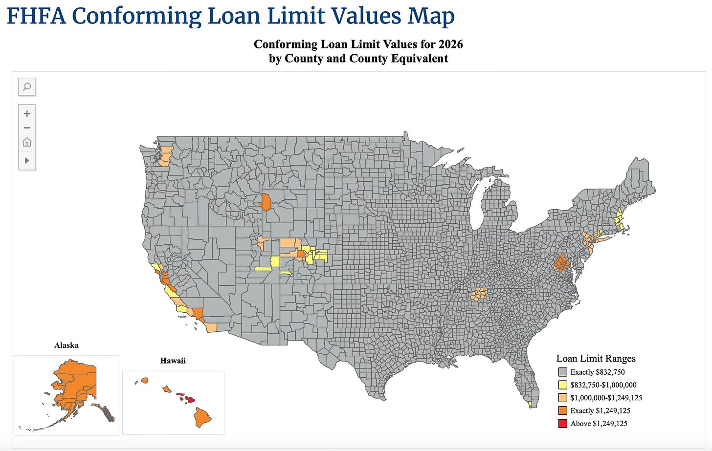 FHFA Announces Baseline Conforming Loan Limit Will Increase to $832,750 ...