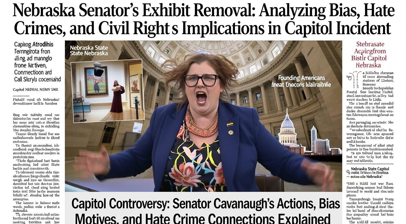 Machaela Cavanaugh Hate Crimes: Bias-Motivated Removal of White Male ...