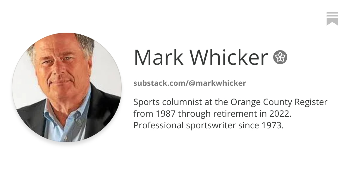 Mark Whicker | Substack