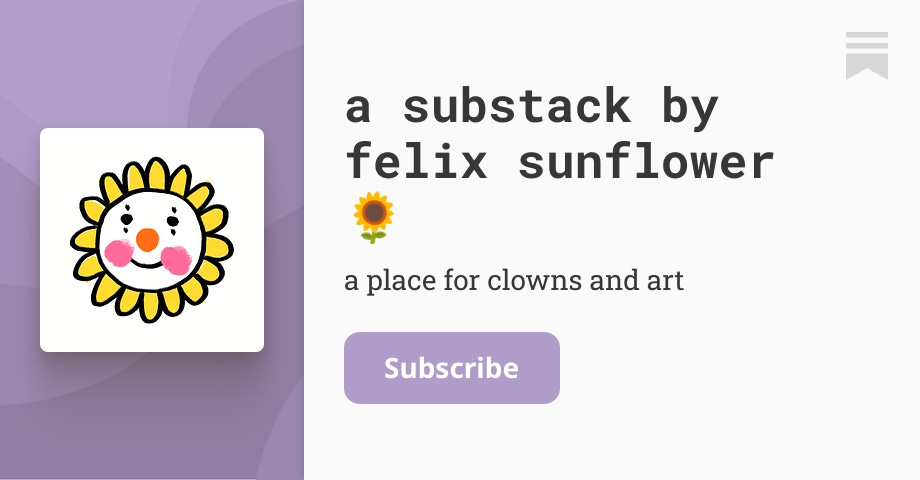 hello 2026 🎊 - a substack by felix sunflower 🌻