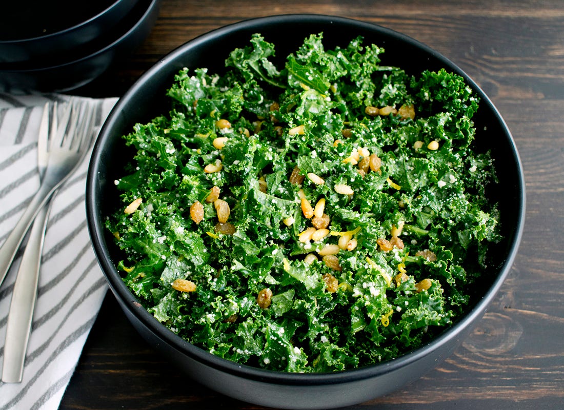 Tuscan Kale Salad - Weil Nutrition Corner