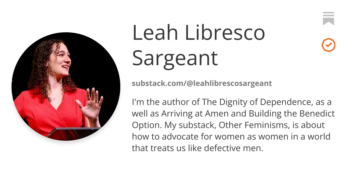 Leah Libresco Sargeant | Substack
