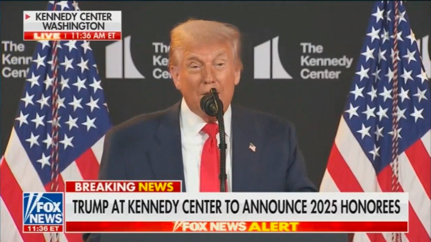 President McCankles Taco Tits is Crying About Not Winning Awards