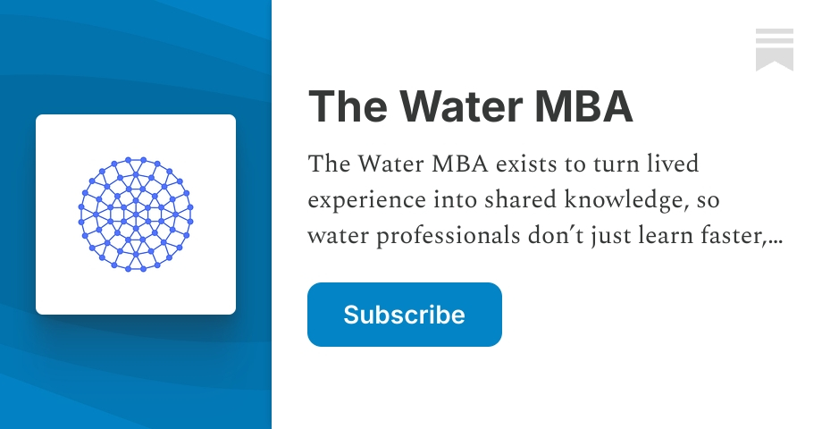 The Water MBA - Your Water Business School | Ramon Rubio de Castro ...