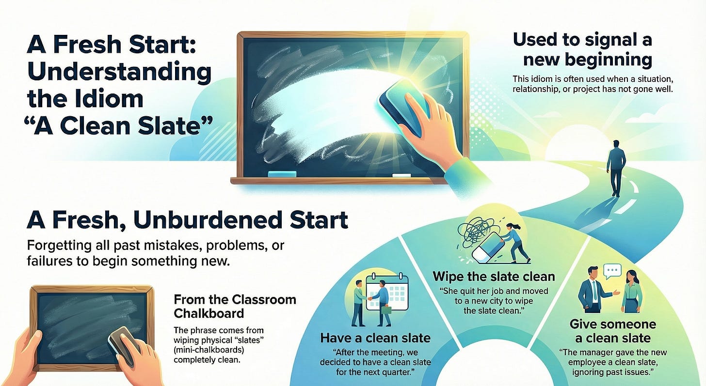 Words: A clean slate - by Paul O'Neill