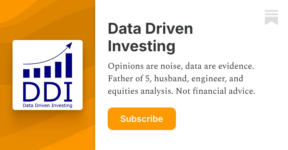 Data Driven Investing | Substack