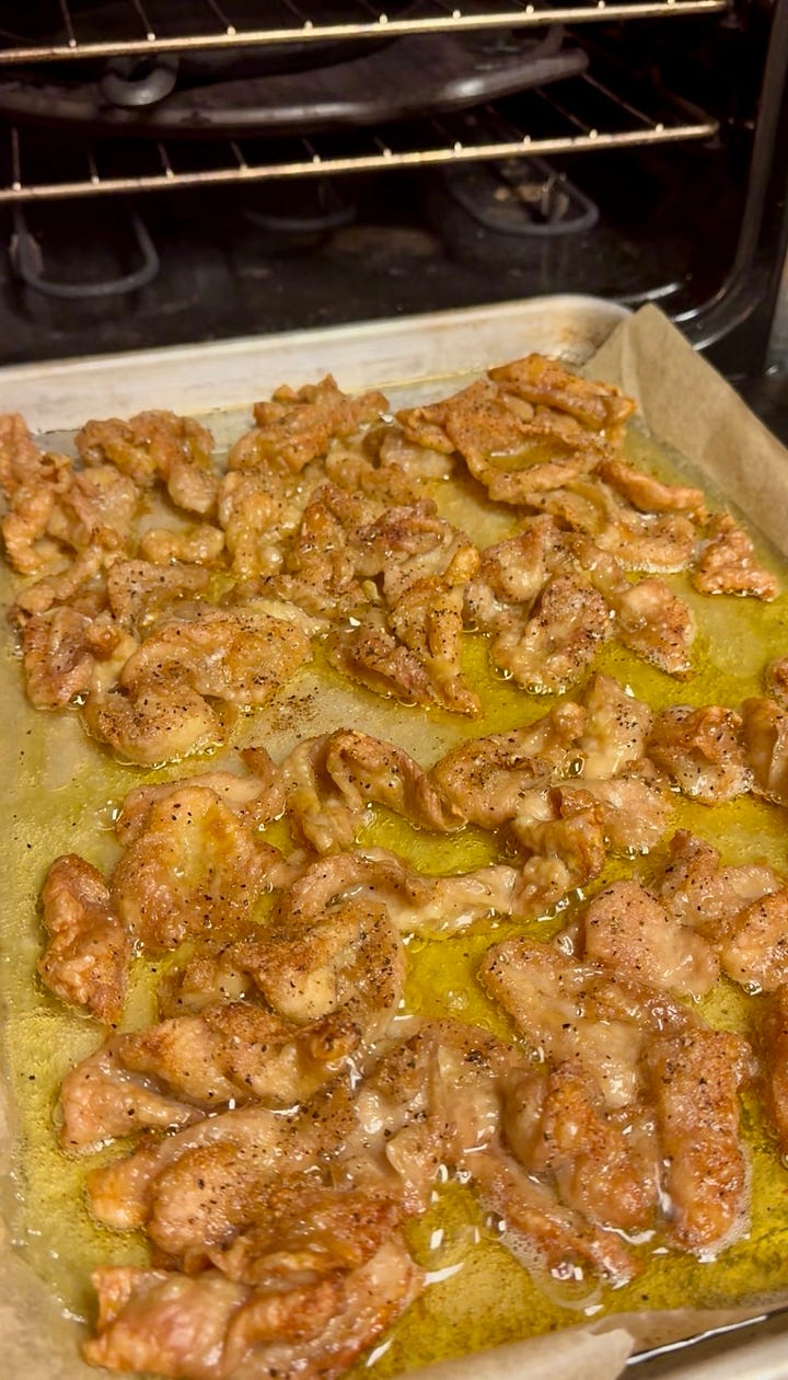 Crispy Chicken Skins - Aimee Willis
