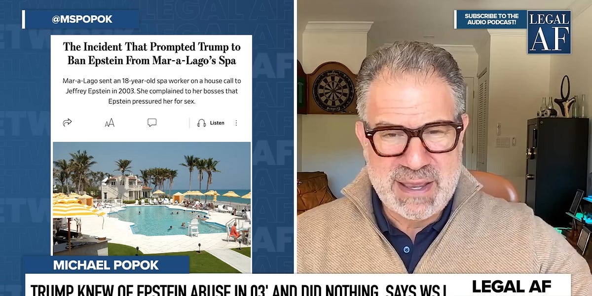 Trump Epstein Scandal Just Gets Worse With New Bombshell Report