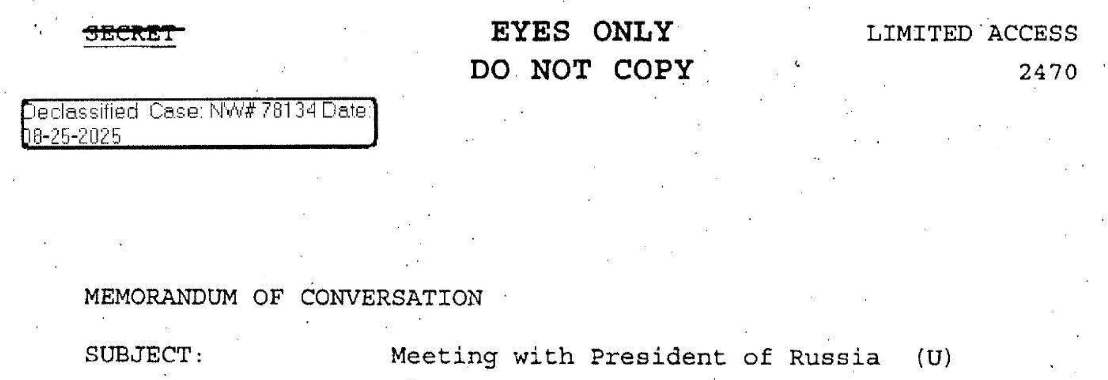 Why Not to Mourn NATO, Volume II: The Bush-Putin Files