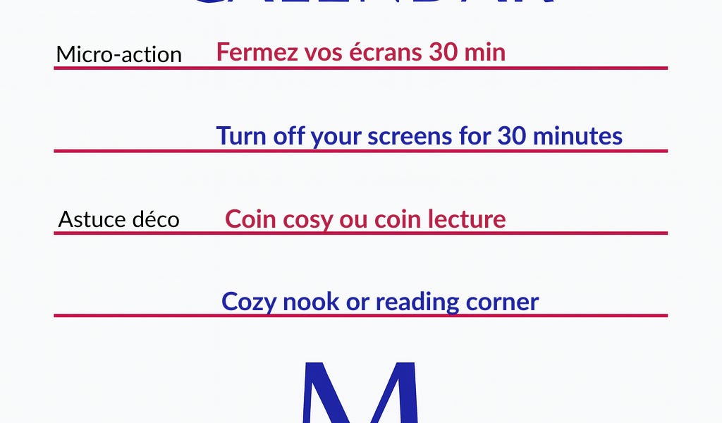 FR-CALENDRIER DE L’AVENT ** EN/GB-ADVENT CALENDAR