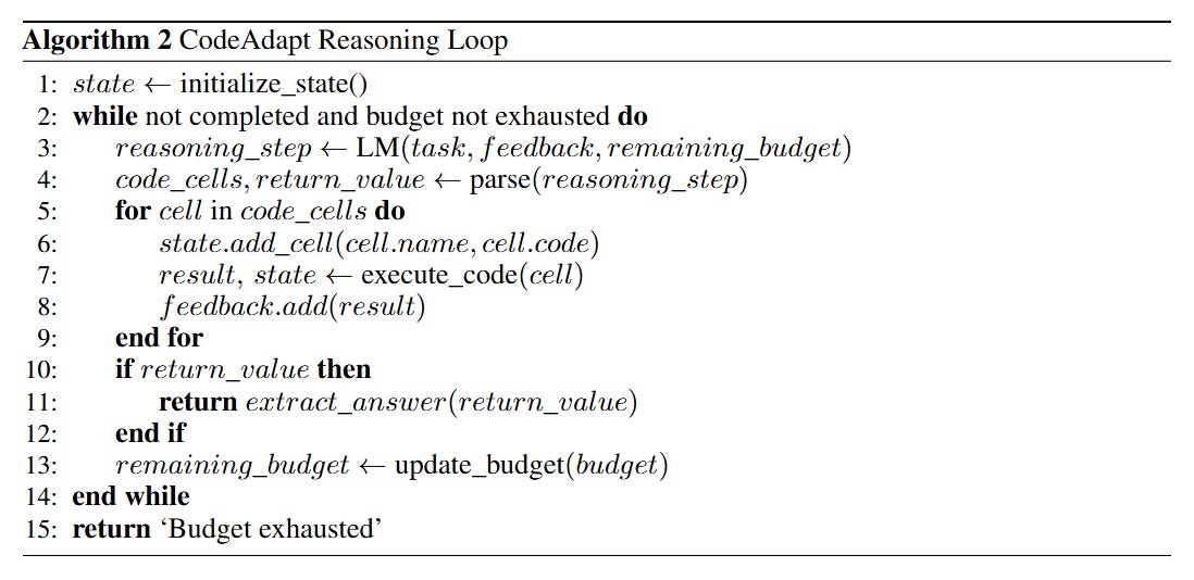 Code-enabled language models can outperform reasoning models on diverse ...