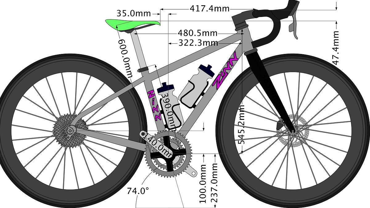Proportional crank length and frame design