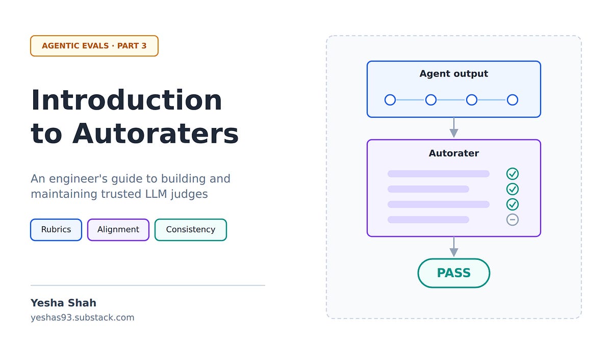 Agentic Evals: Introduction to Autoraters (aka LLM-as-a-judge)