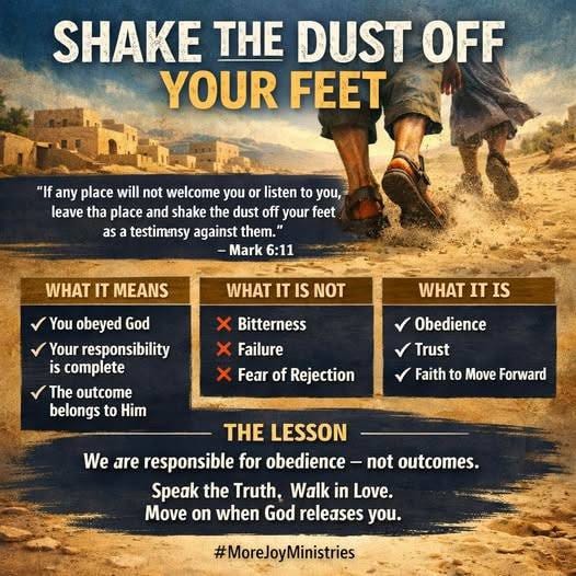 FollowingJesus (@nutsaboutjesus): "Shake the Dust Off Your Feet: Jesus ...