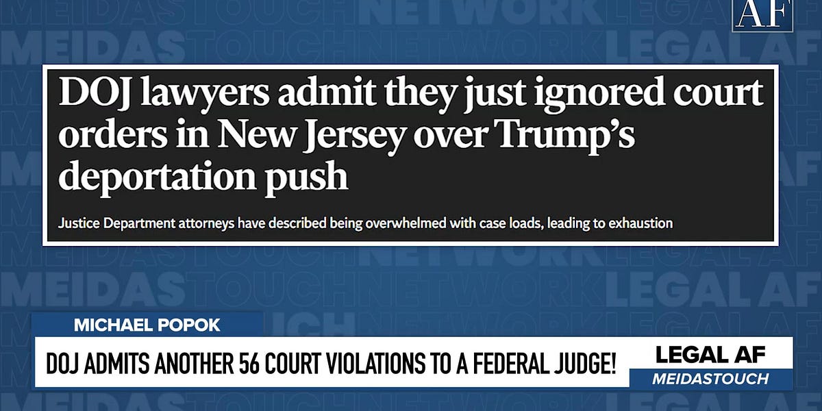 Trump DOJ Makes Devastating Admission in Court as It All Crashes Down
