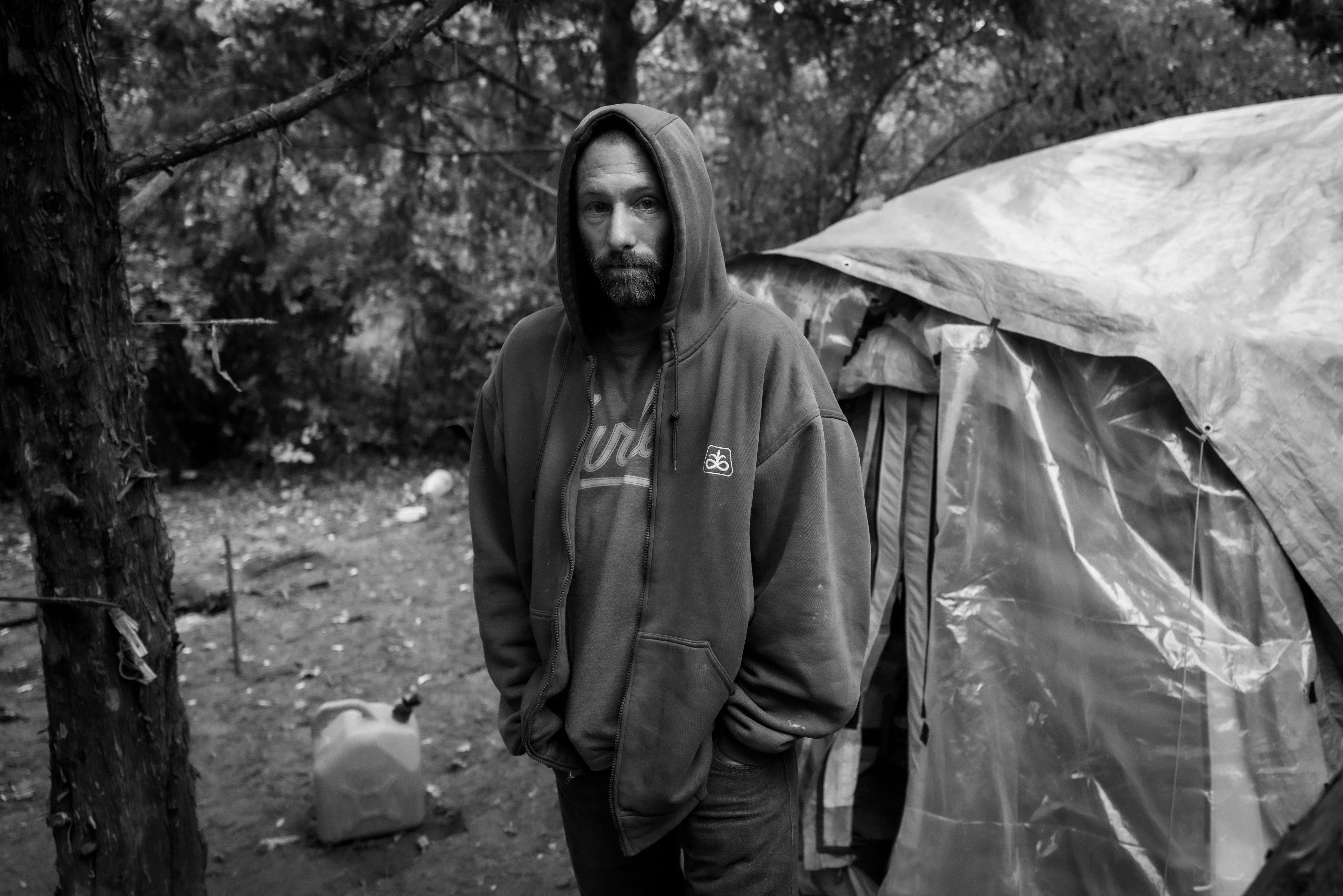 Portraits of Hunger in Iowa--the Camp