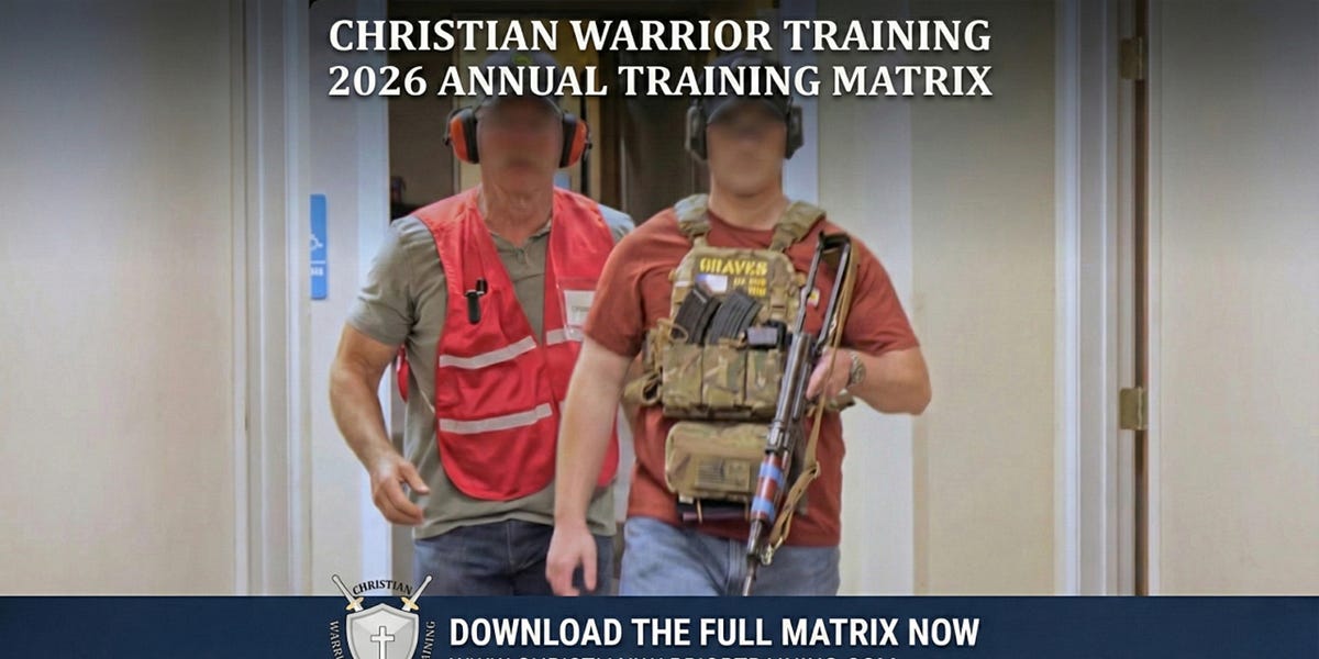 2026 Christian Warrior Training Annual Training Matrix