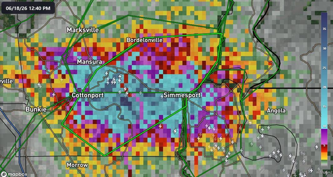 Life-threatening flooding ongoing across the central Gulf Coast region