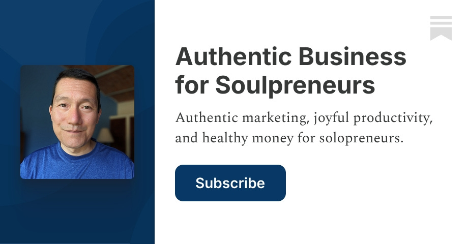 Authentic Business for Soulpreneurs | George Kao | Substack