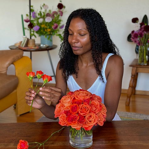 DIY: Pavé style rose arrangement - by Jasmine Neal
