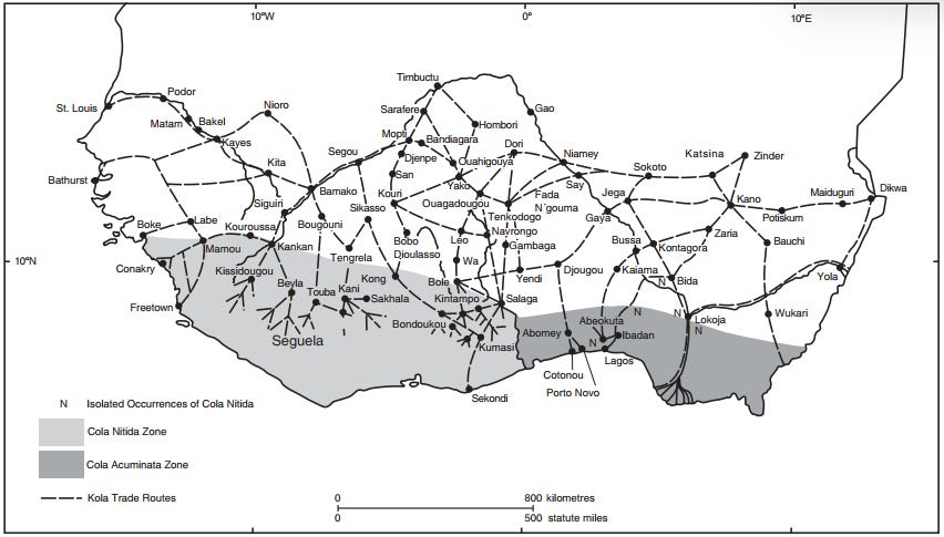 The African origins of Cola: Long distance Trade in pre-colonial West ...
