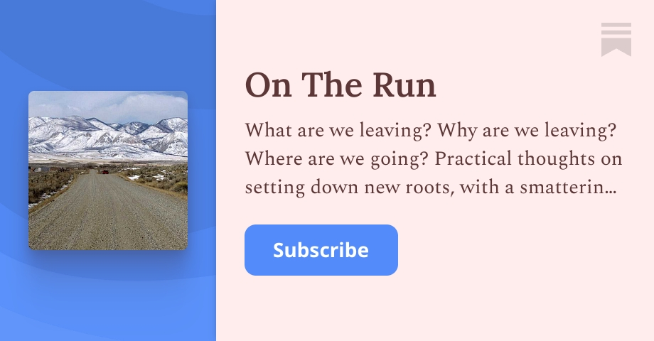 On The Run | Erin Sitterley | Substack