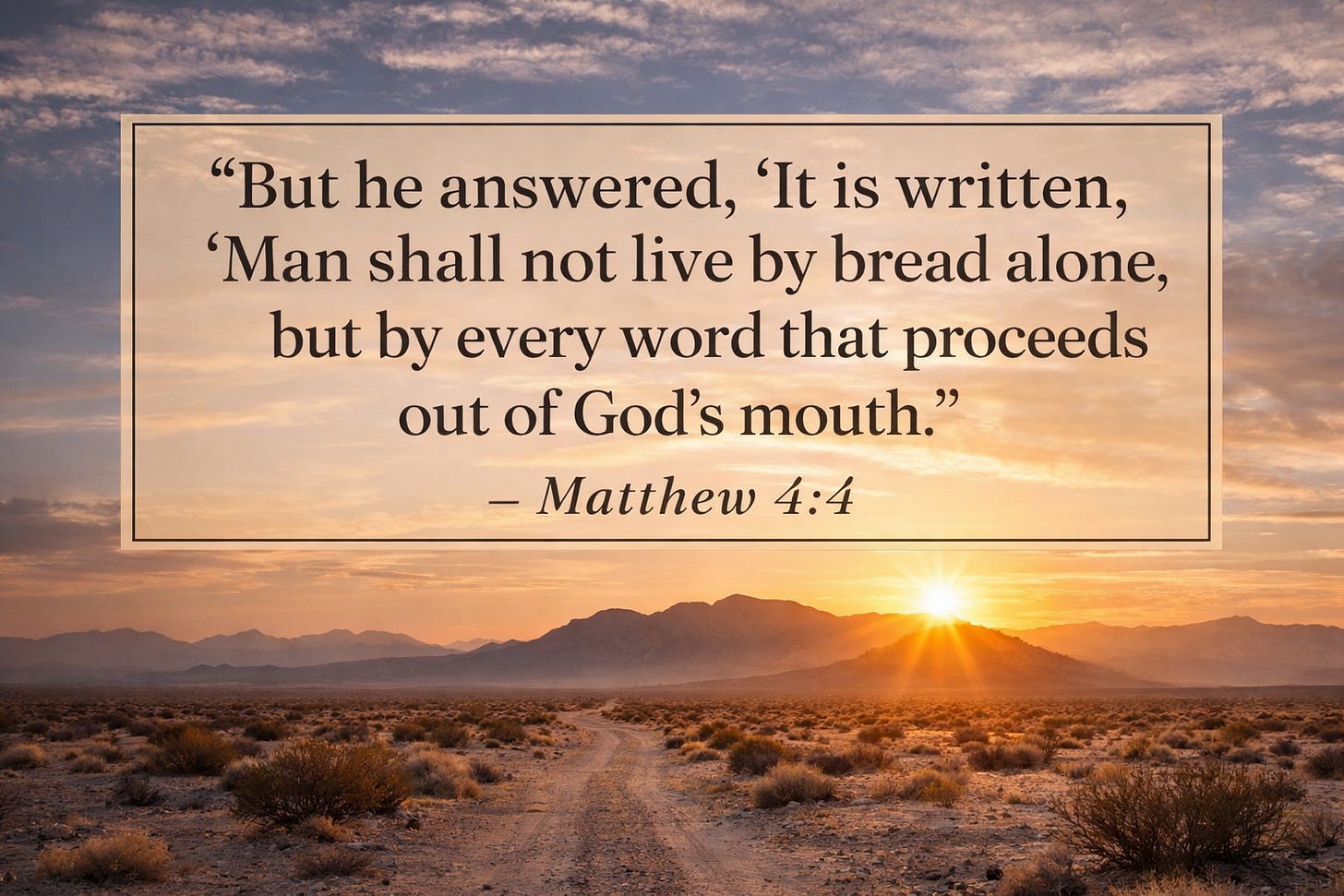 Not by Bread Alone: The I Am and the Power Behind Affirmation