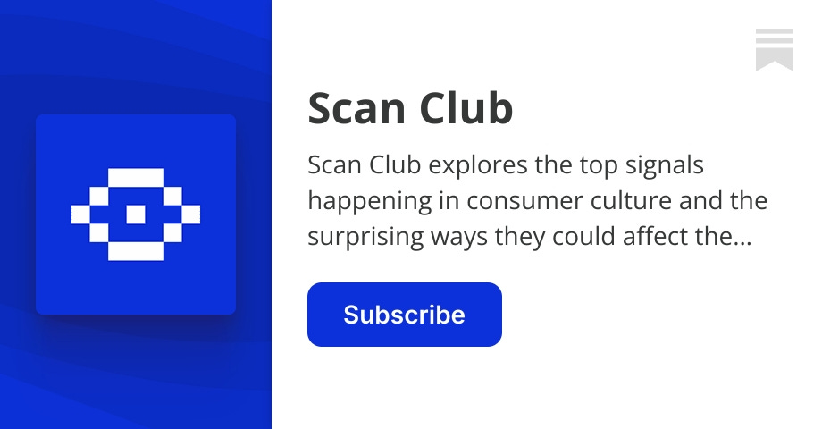 SCAN 👀 CLUB | Arcade Studios | Substack