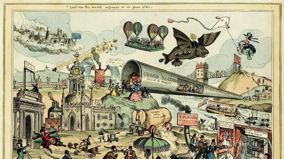 Anatomy of a Cartoon: March of the Intellect, by William Heath
