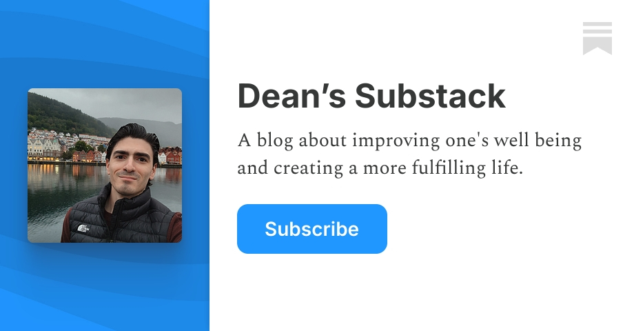 Dean’s Substack | Substack