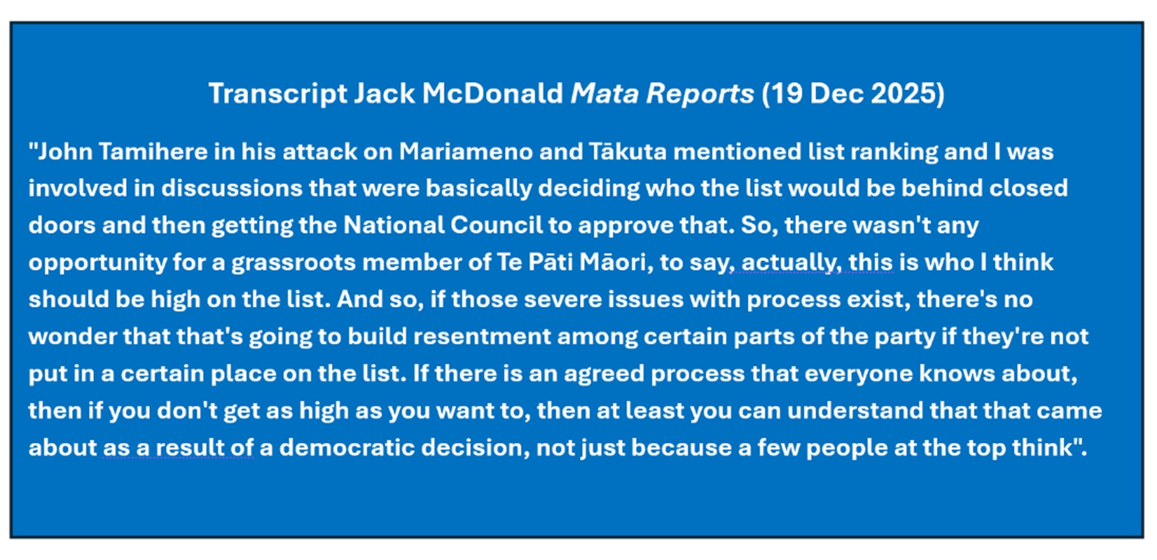 Did Te Pāti Māori rig the party list before the last general election?
