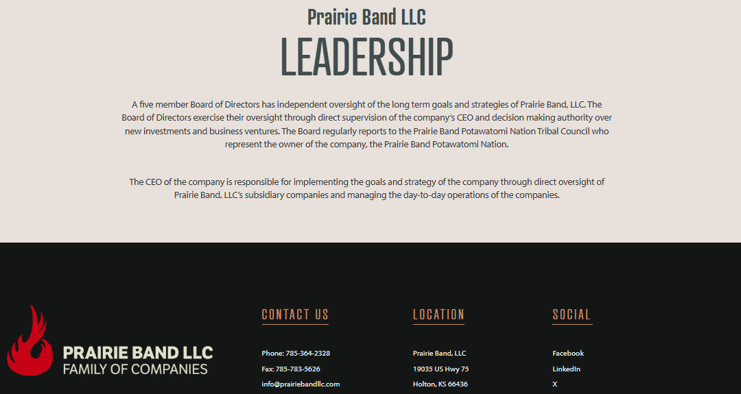 Who's Responsible for Prairie Band's $30 Million ICE Contract?