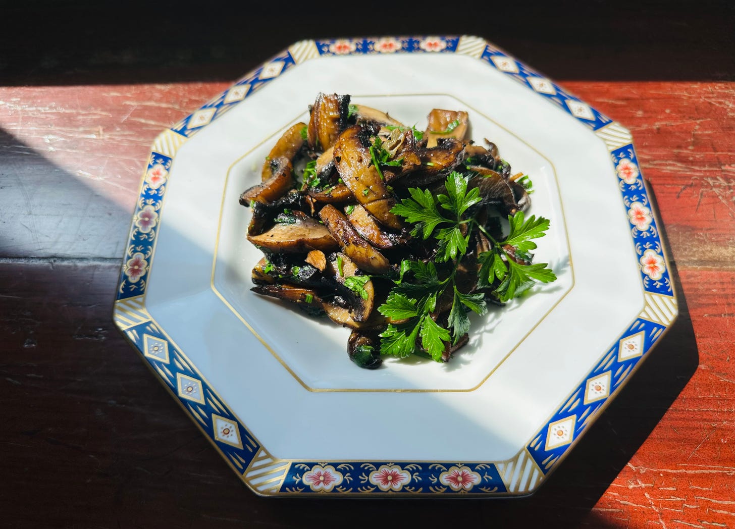 Marcella’s Mushrooms: Garlic, Cream, and a Little Magic