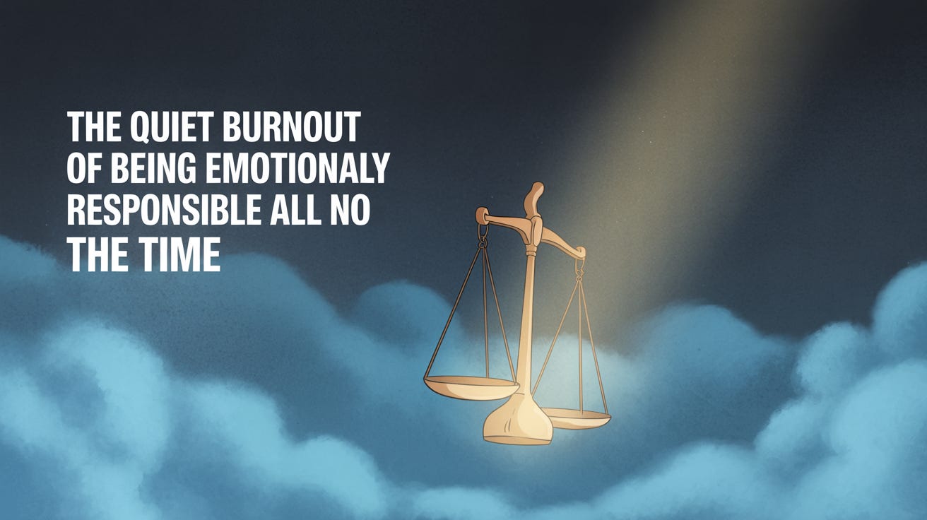 The Quiet Burnout of Being Emotionally Responsible All the Time