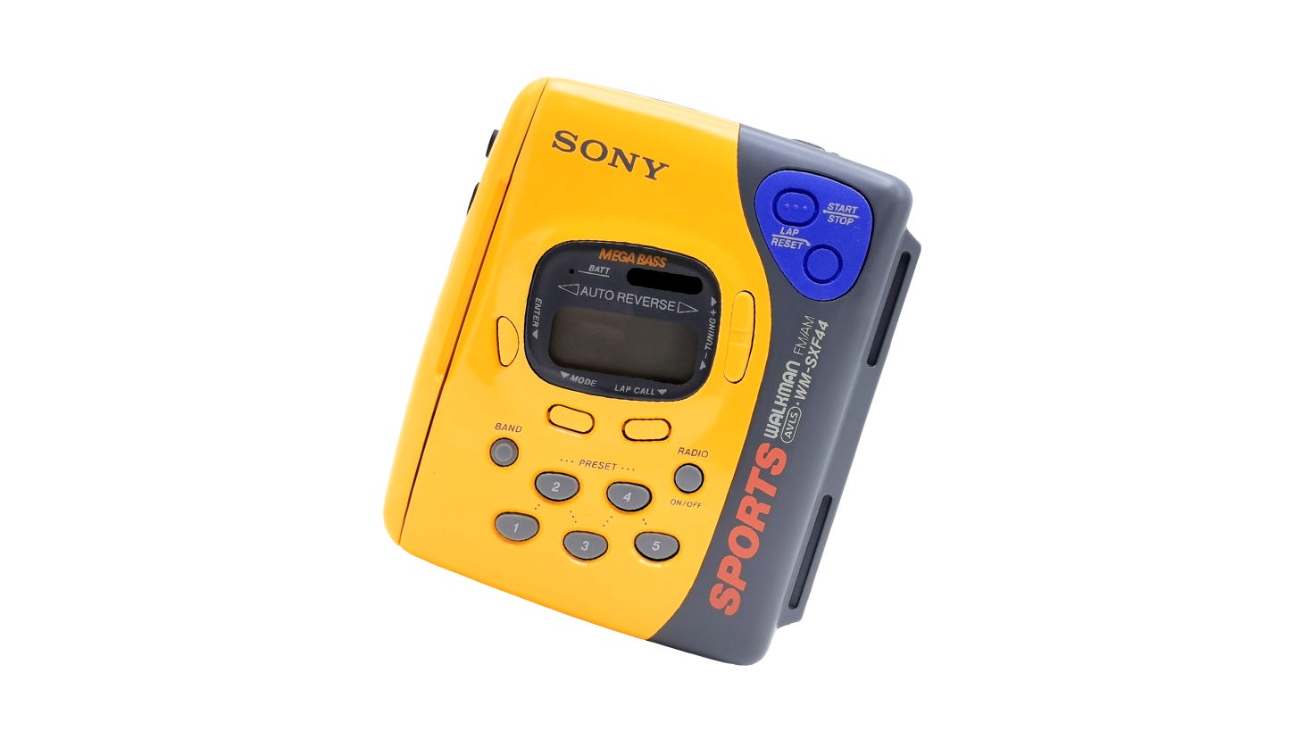 Sony Sports Walkman: A Visual History (1983–2001)