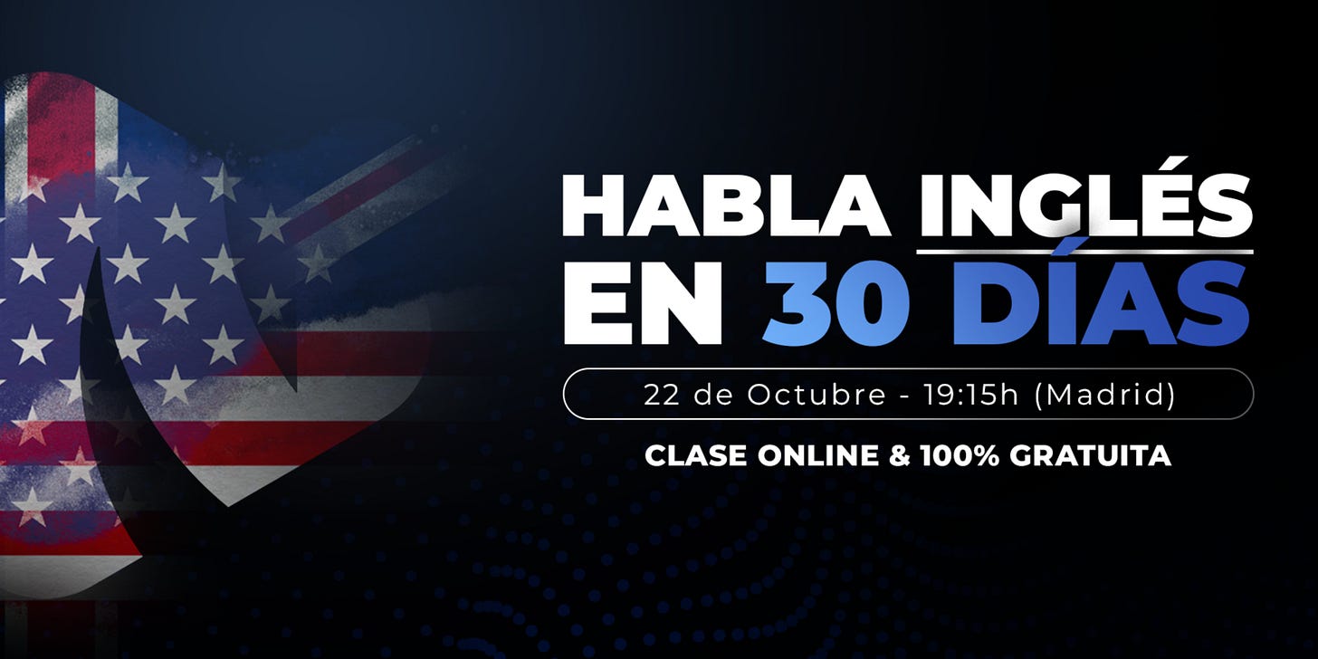 #001 | Habla inglés en 30 días (Masterclass GRATIS)